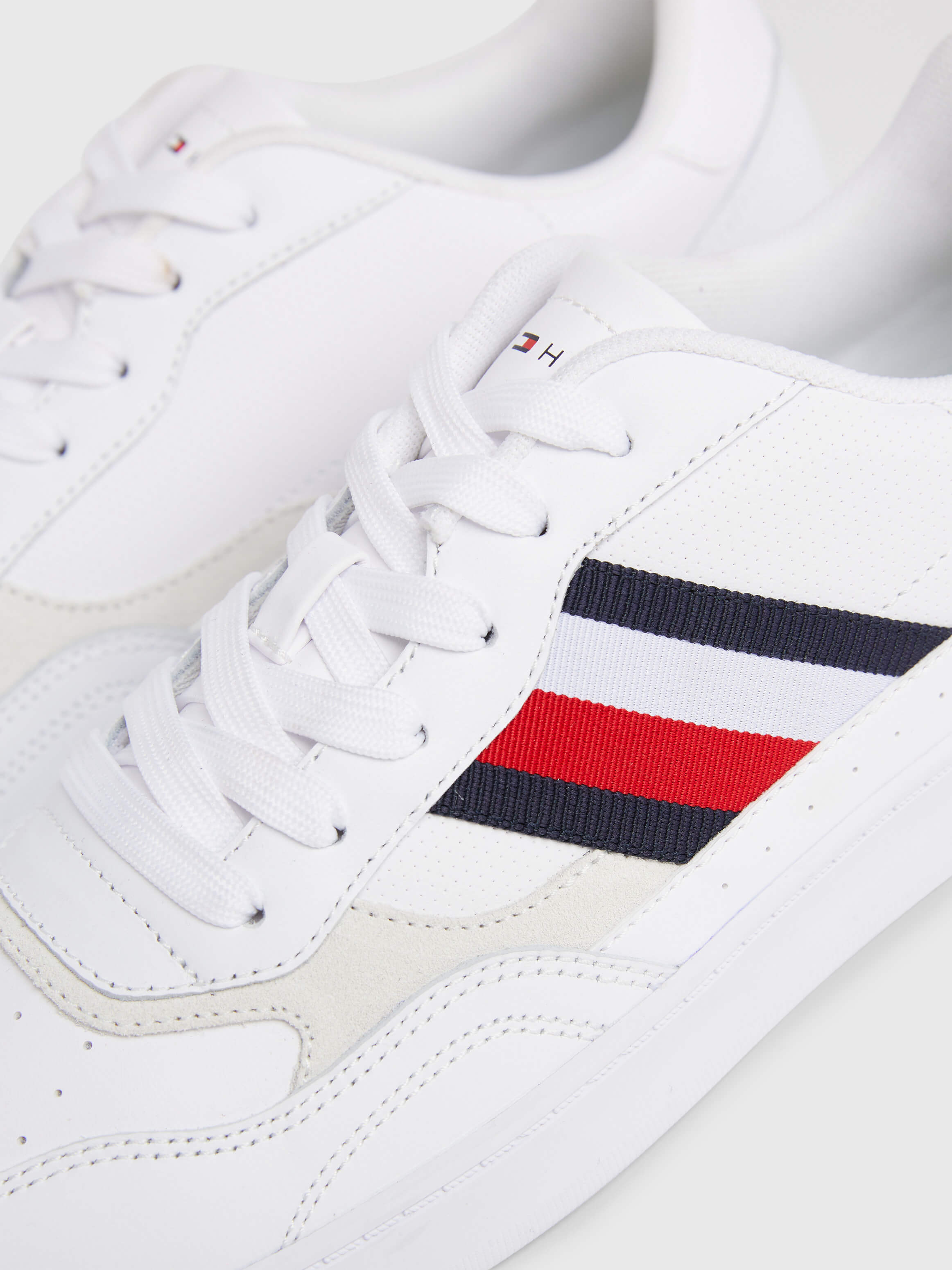 Tenis retro de piel con suela cupsole | Tenis - Tommy MX