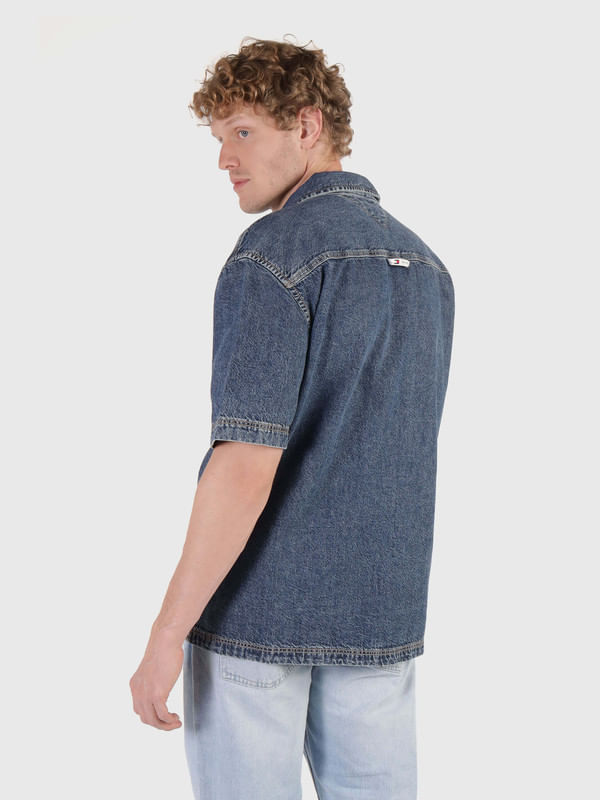 Sobrecamisa Prep Explorer Luxe de manga corta de hombre Tommy Jeans | Camisas - Tommy MX
