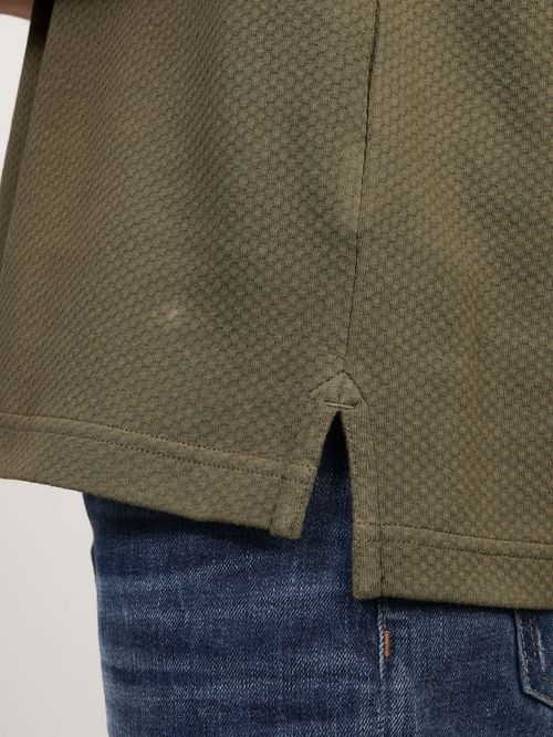 Polo de Corte Regular con Tejido Texturizado de Hombre Tommy Hilfiger ...