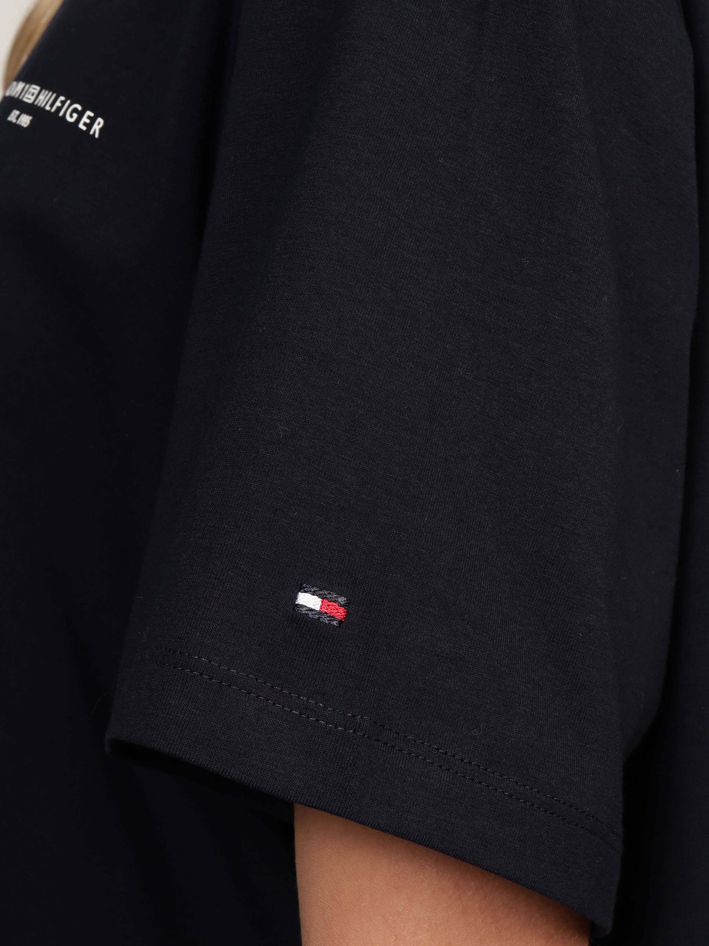 Playera de Corte Regular con Logo en Relieve de Mujer Tommy Hilfiger ...