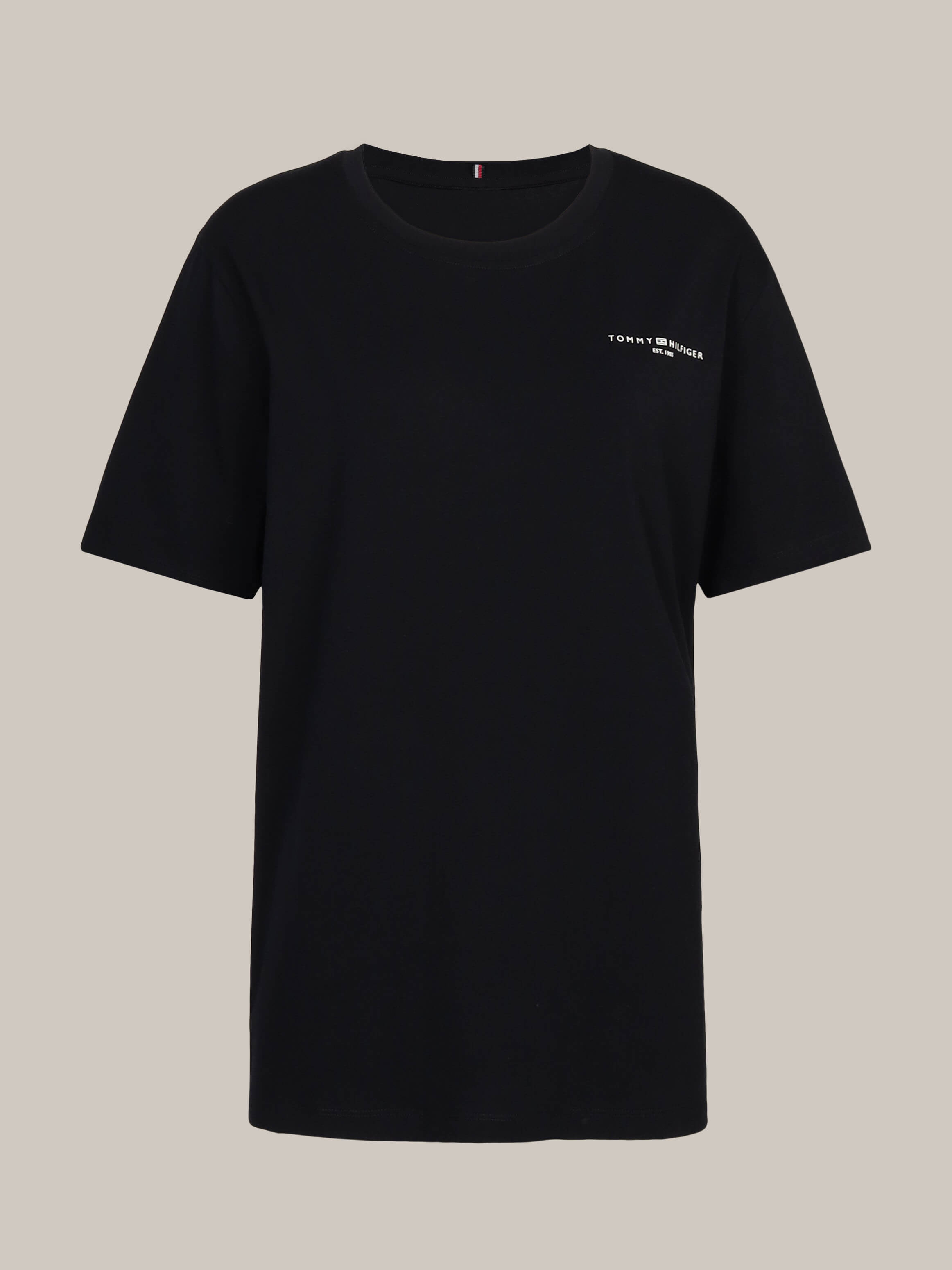 Playera de Corte Regular con Logo en Relieve de Mujer Tommy Hilfiger ...