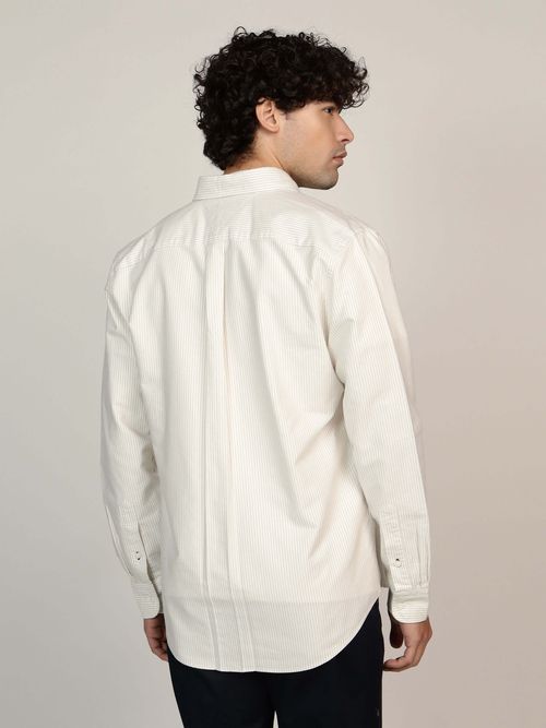 Camisa Heritage regular con diseño de rayas de hombre Tommy Hilfiger ...