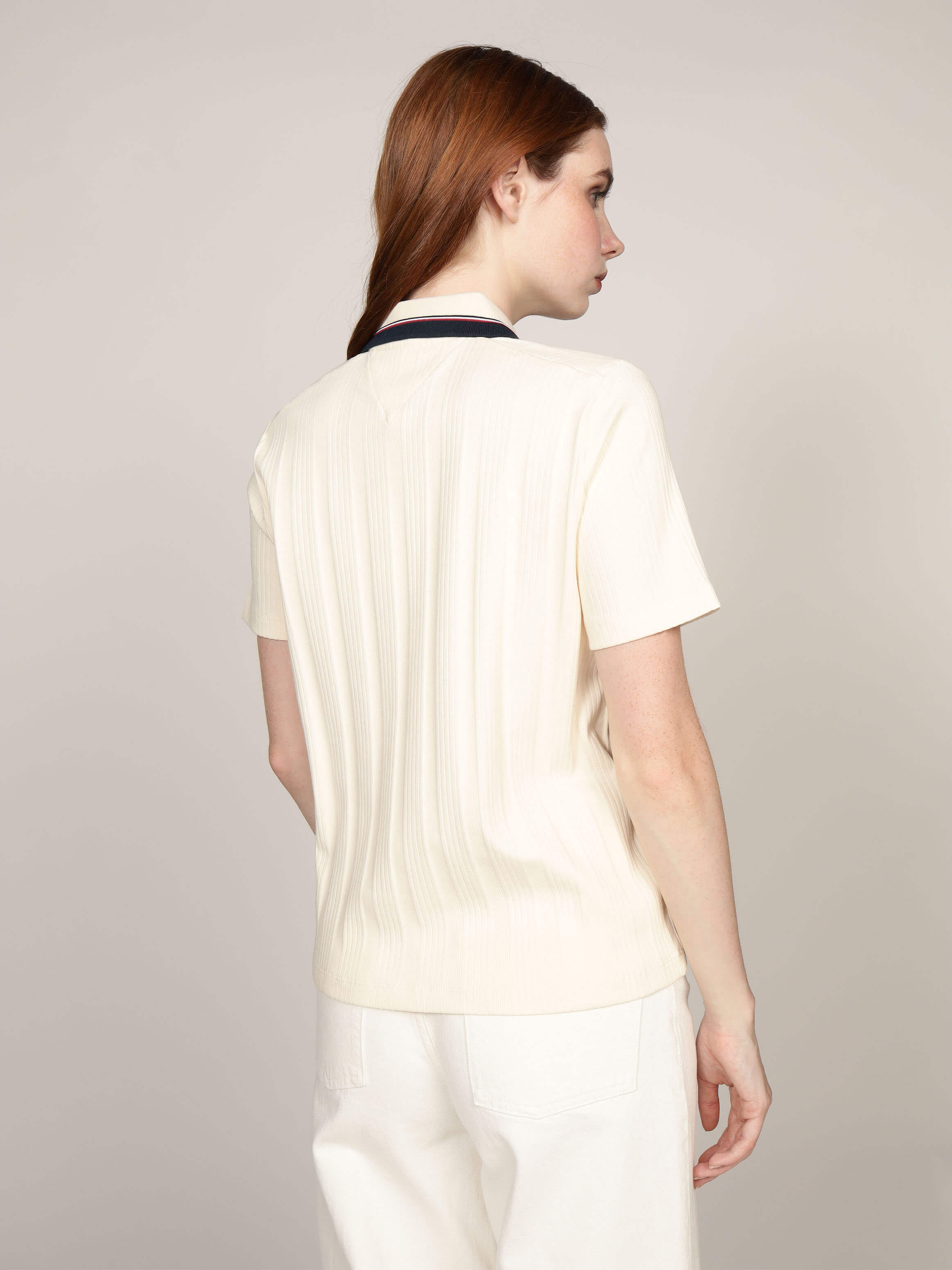 Polo con Logo Bordado de Mujer Tommy Hilfiger | Polos - Tommy MX